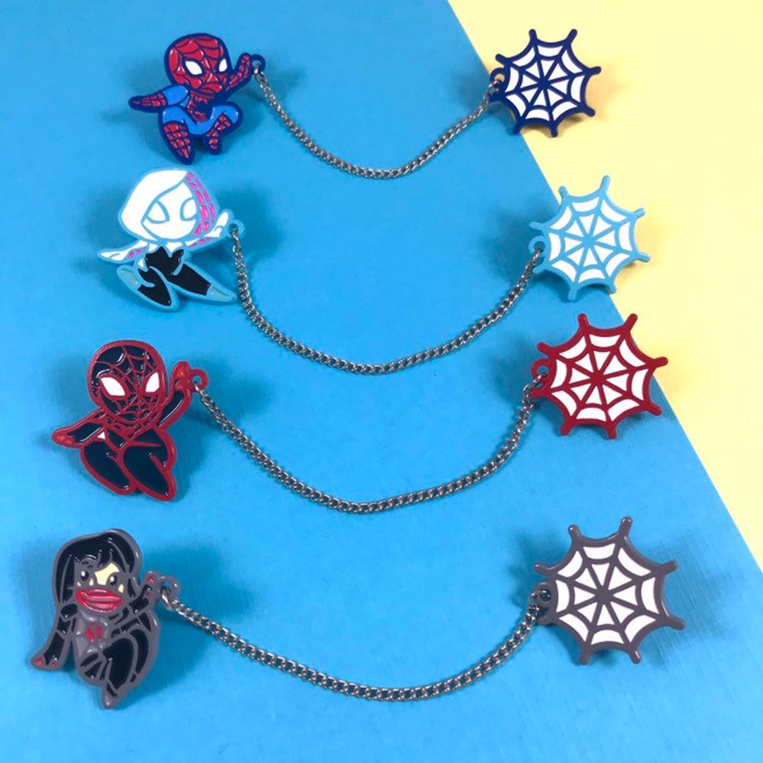 Bitsy Spider Collar Pins - Etsy