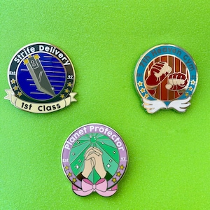 FF7 Badges Enamel Pins - Etsy