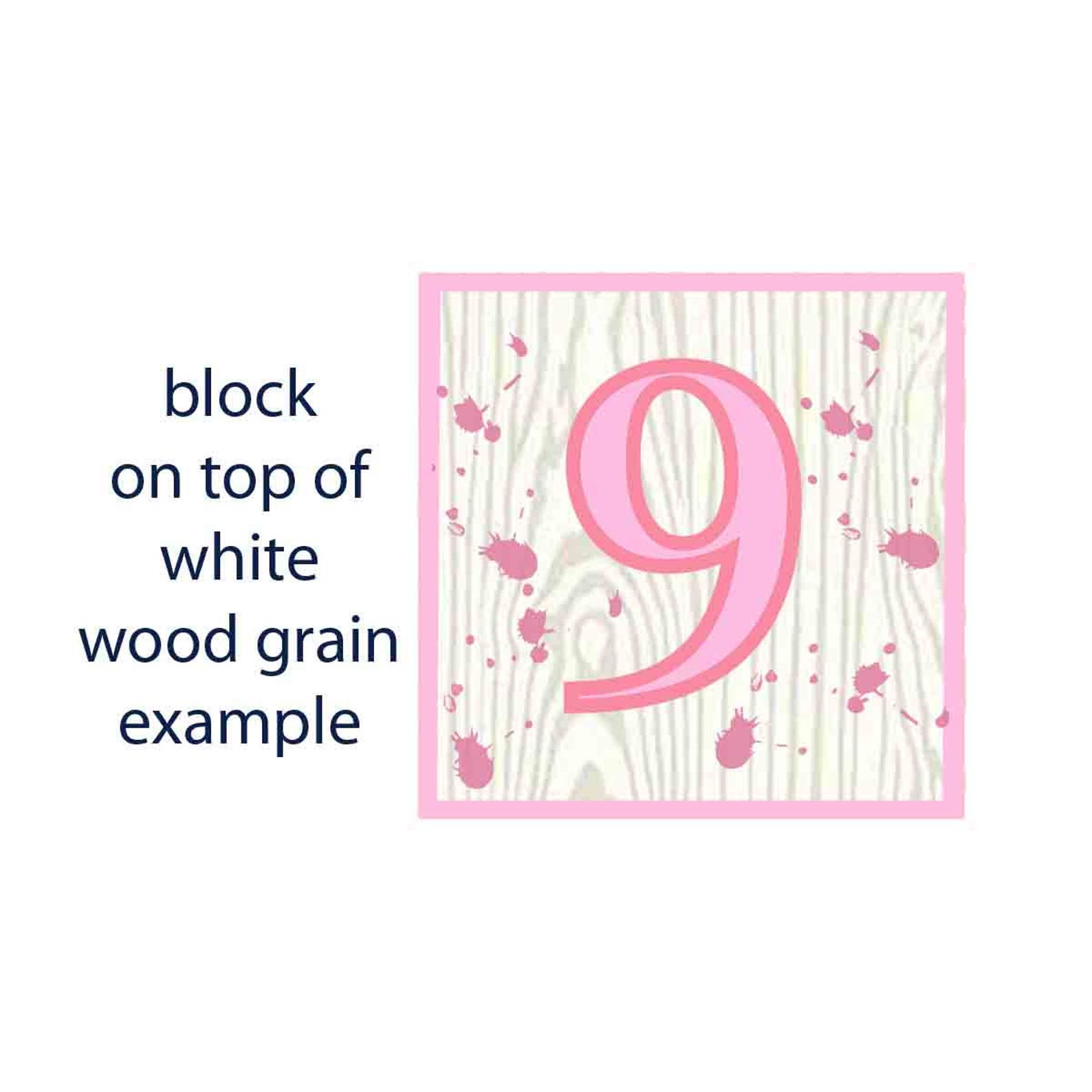 Numbers, 2 Inch, PNG, Pink, Digital, Baby Block, Transparent Background ...