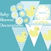 Baby Shower, Banner, Digital Duck Baby Shower, Digital Download, Blue ...