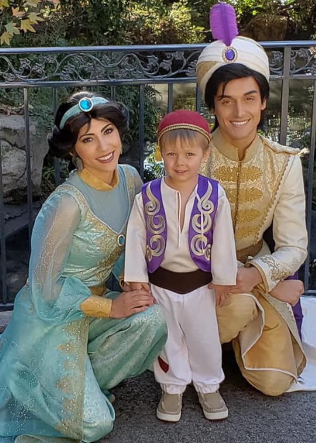 Fancy 4 Piece Set- Aladdin Costume, Toddler Aladdin Costume/ Purple and ...