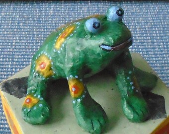 Whimsical frog | Etsy