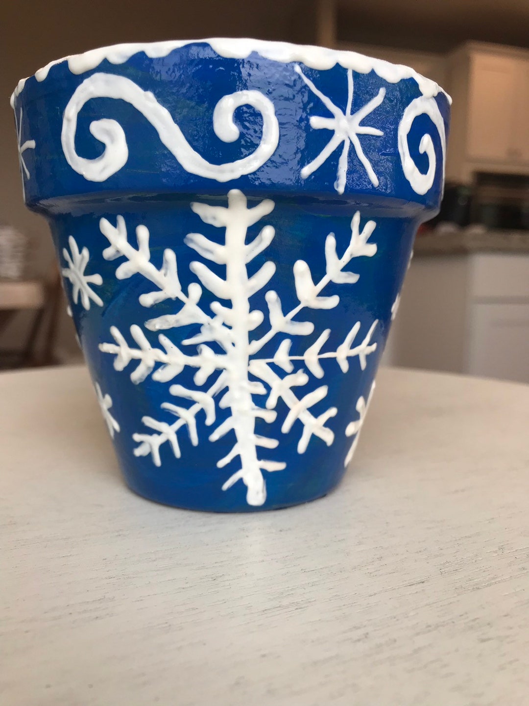 Snowflake Pot - Etsy
