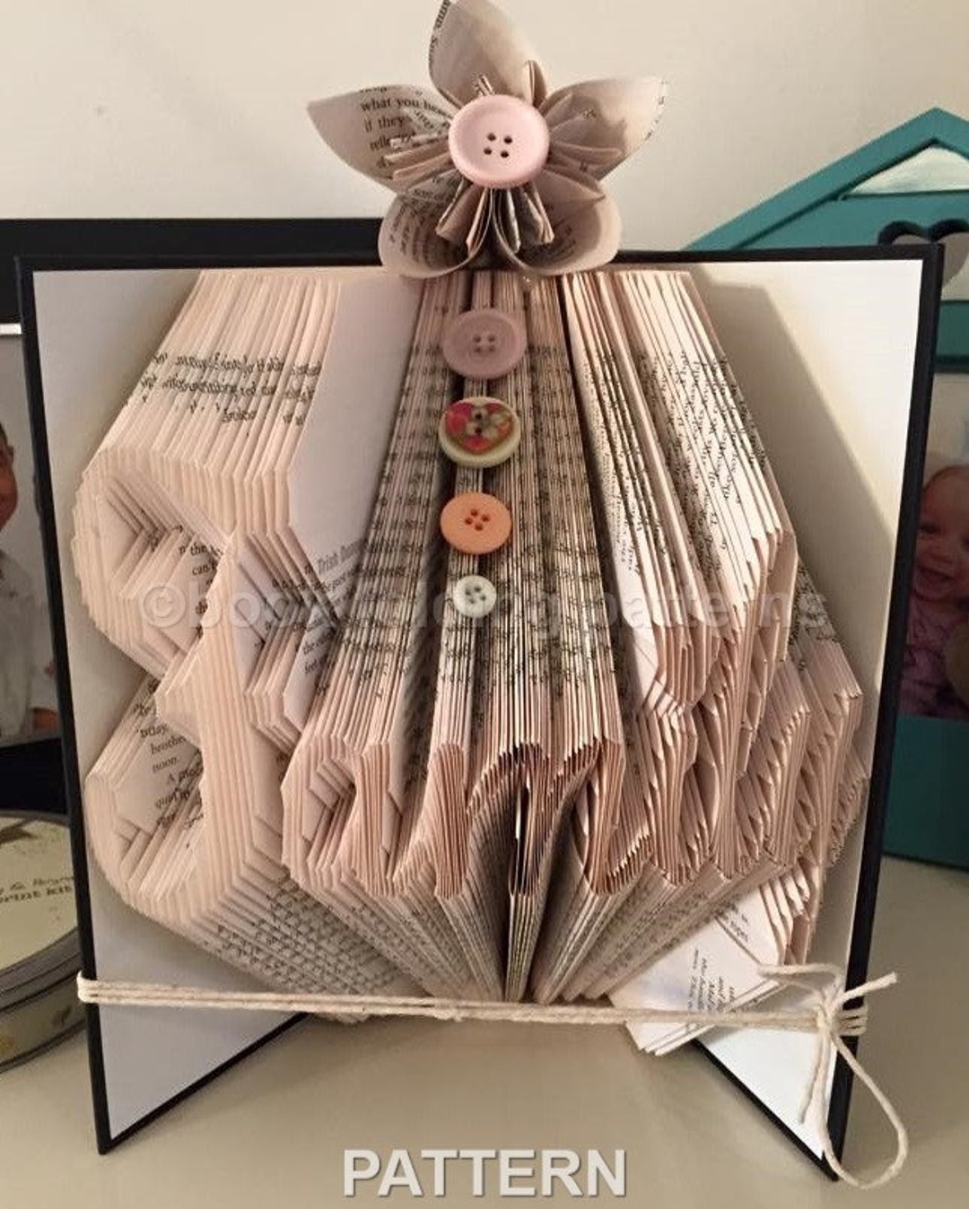 Family Word Book Folding Pattern - Etsy