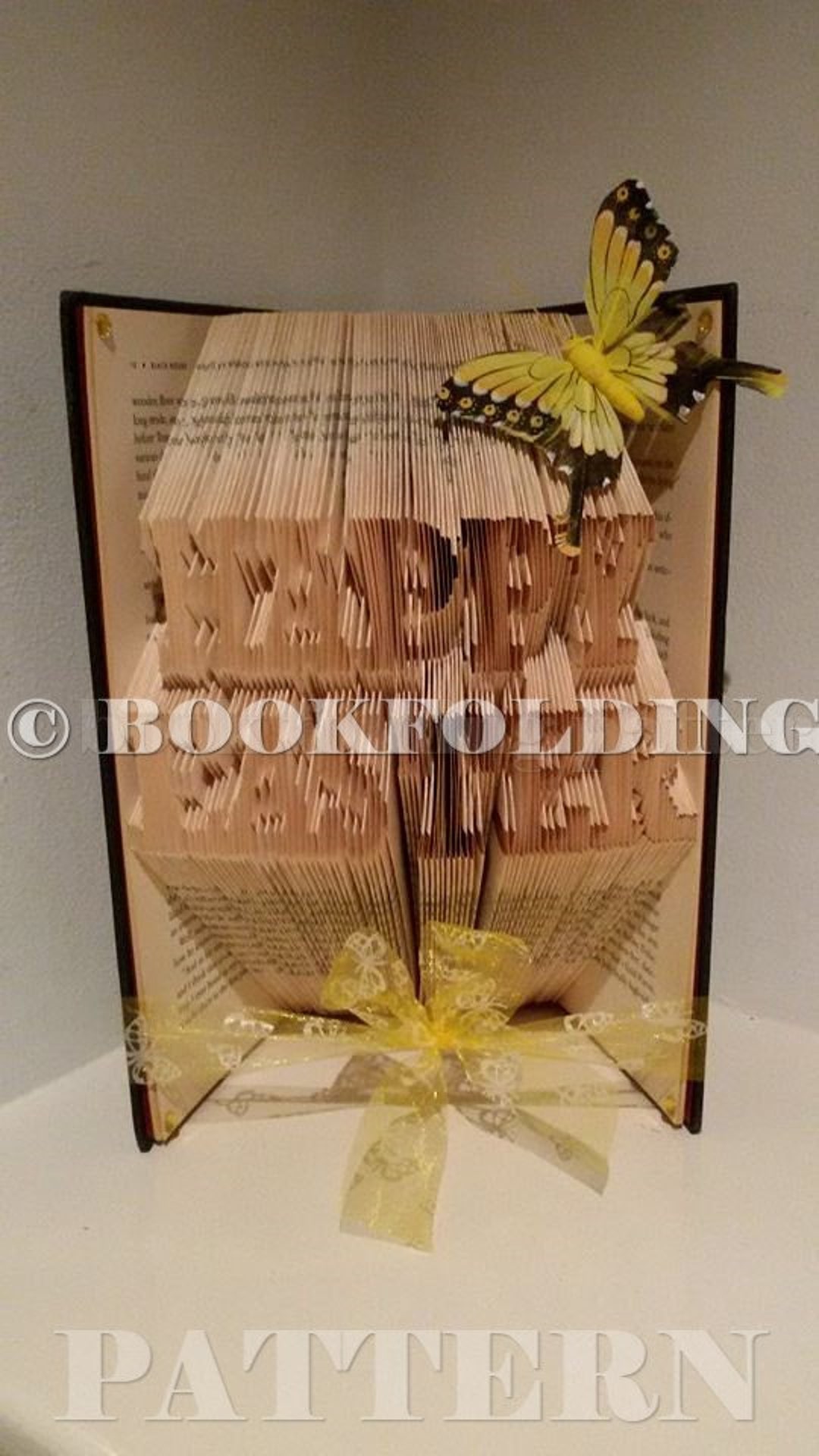 Happy Easter Book Folding Pattern - Etsy UK