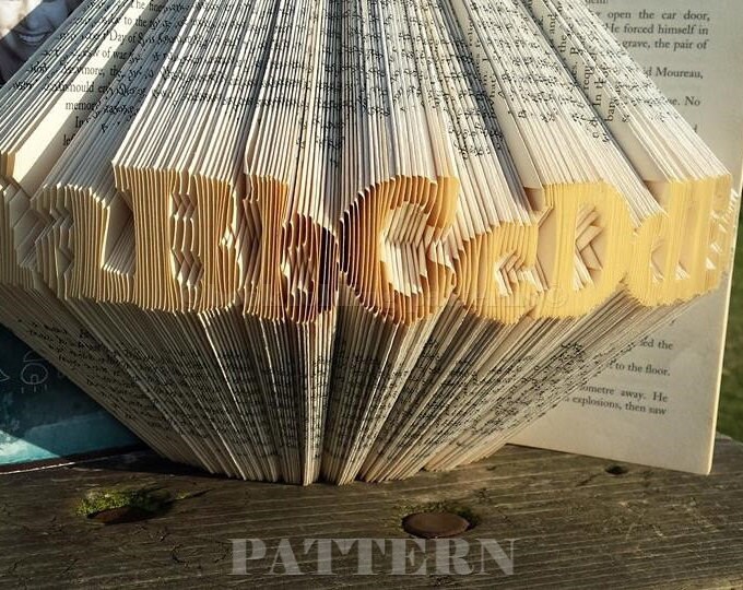 Mini Alphabet Set and Extras Book Folding Patterns - Etsy