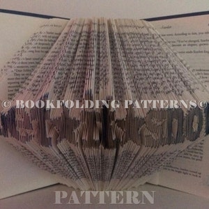 Let It Snow Book Folding Pattern - Etsy