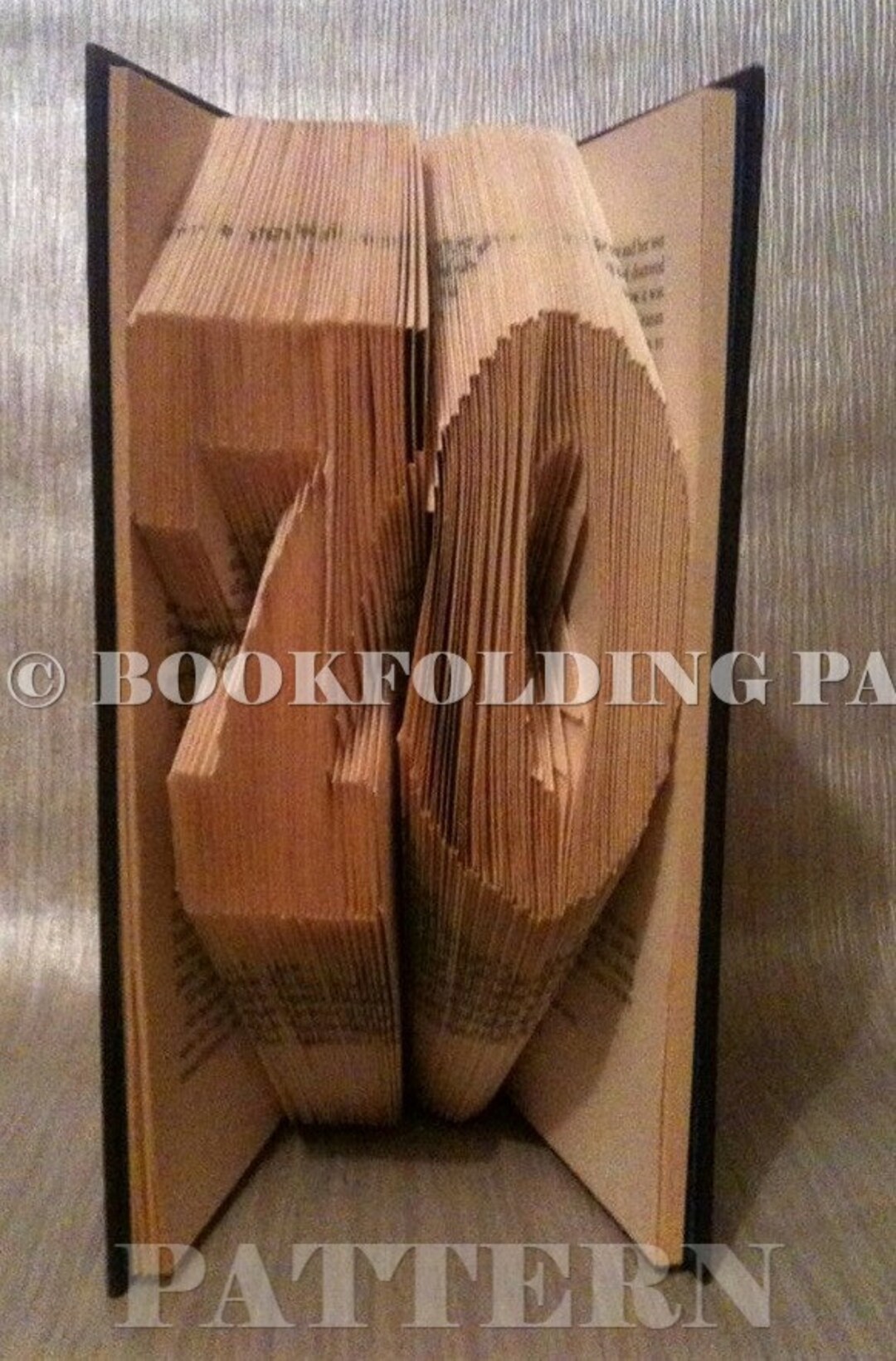 Number 70 Book Folding Pattern - Etsy