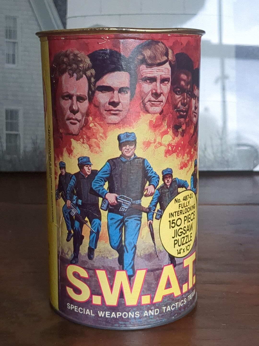 Vintage 1976 S.w.a.t Puzzle/missing One Puzzle Piece/great Condition ...