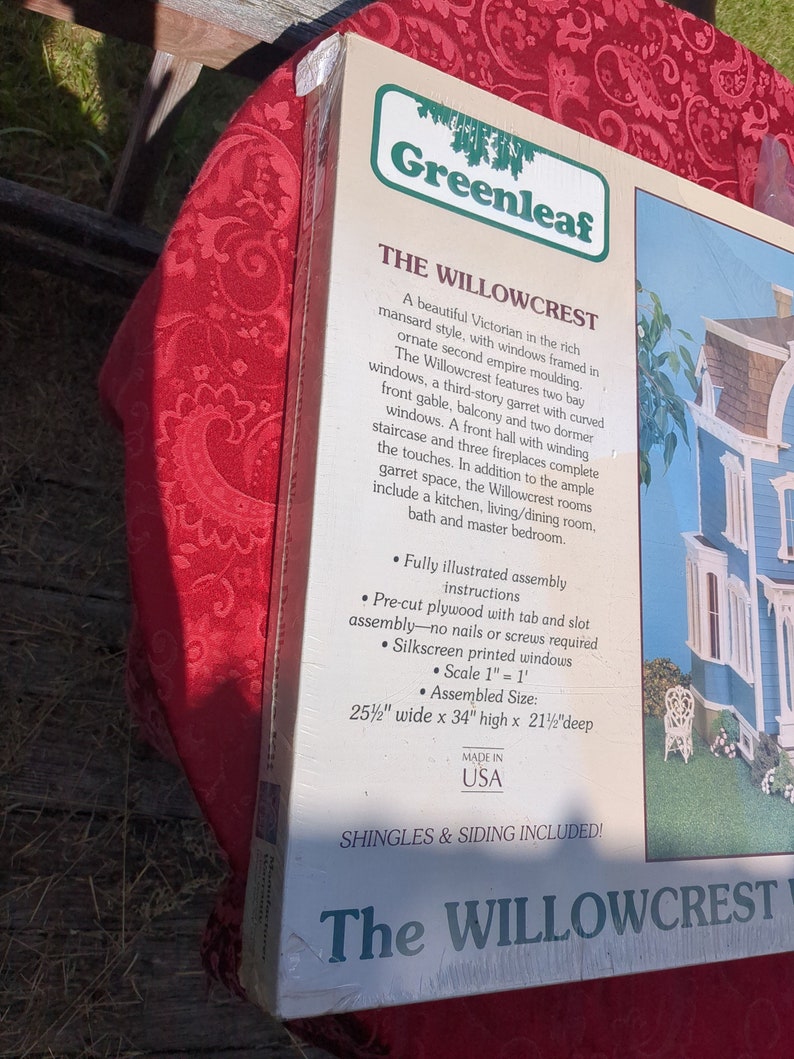 Vintage Doll House Kit/greenleaf/the Willow Crest/new in Plastic ...