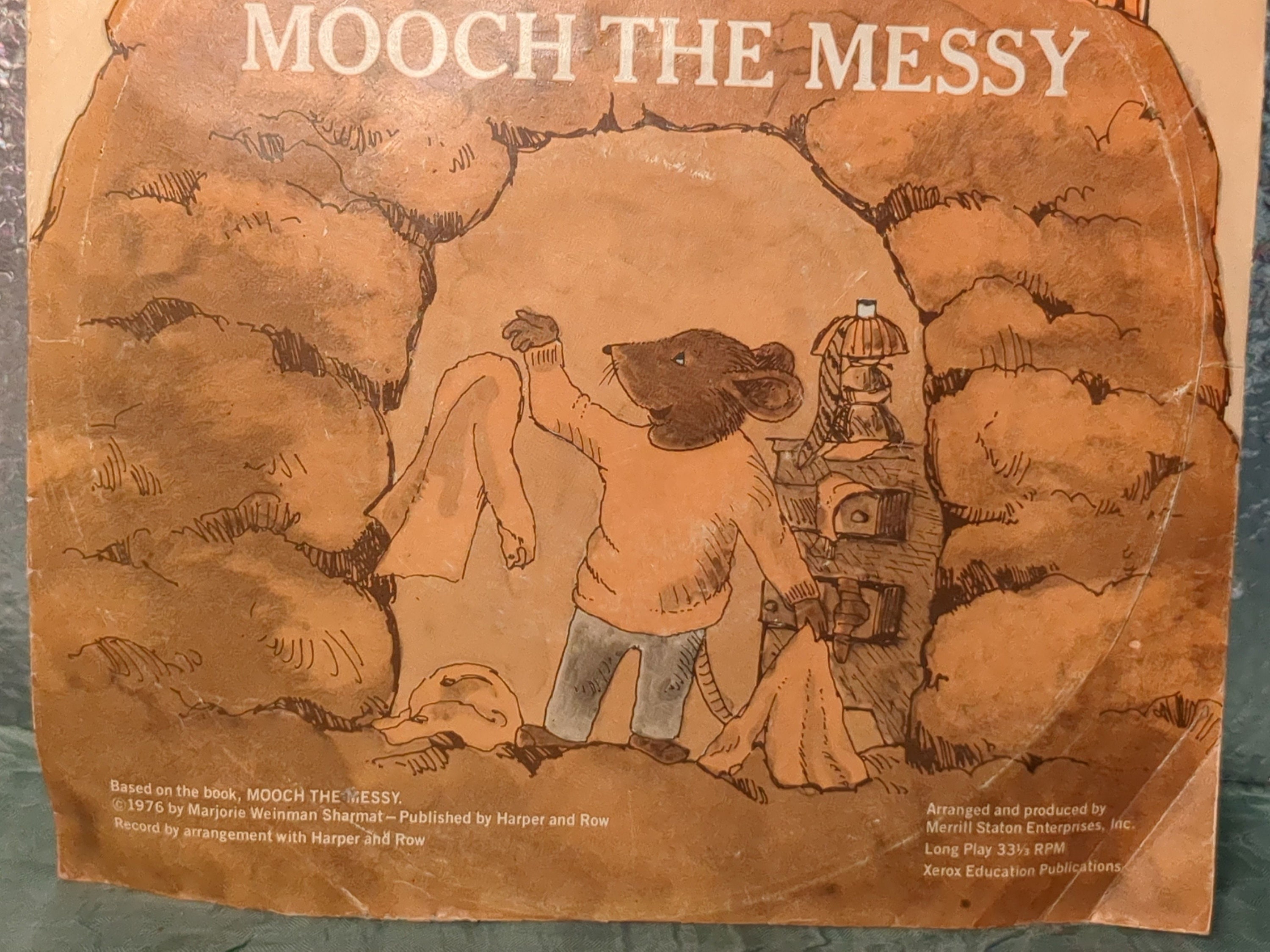 Vintage"mooch the Messy"vinyl Record/1978/w/jacket/record is Cracked ...
