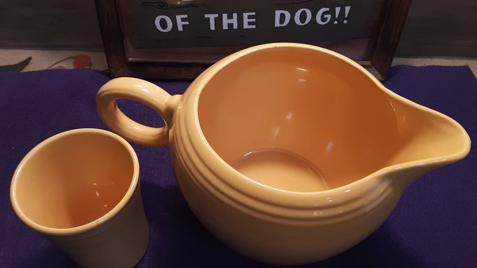 Old Vintage/ Antique Fiesta Two Pint Pitcher. - Etsy