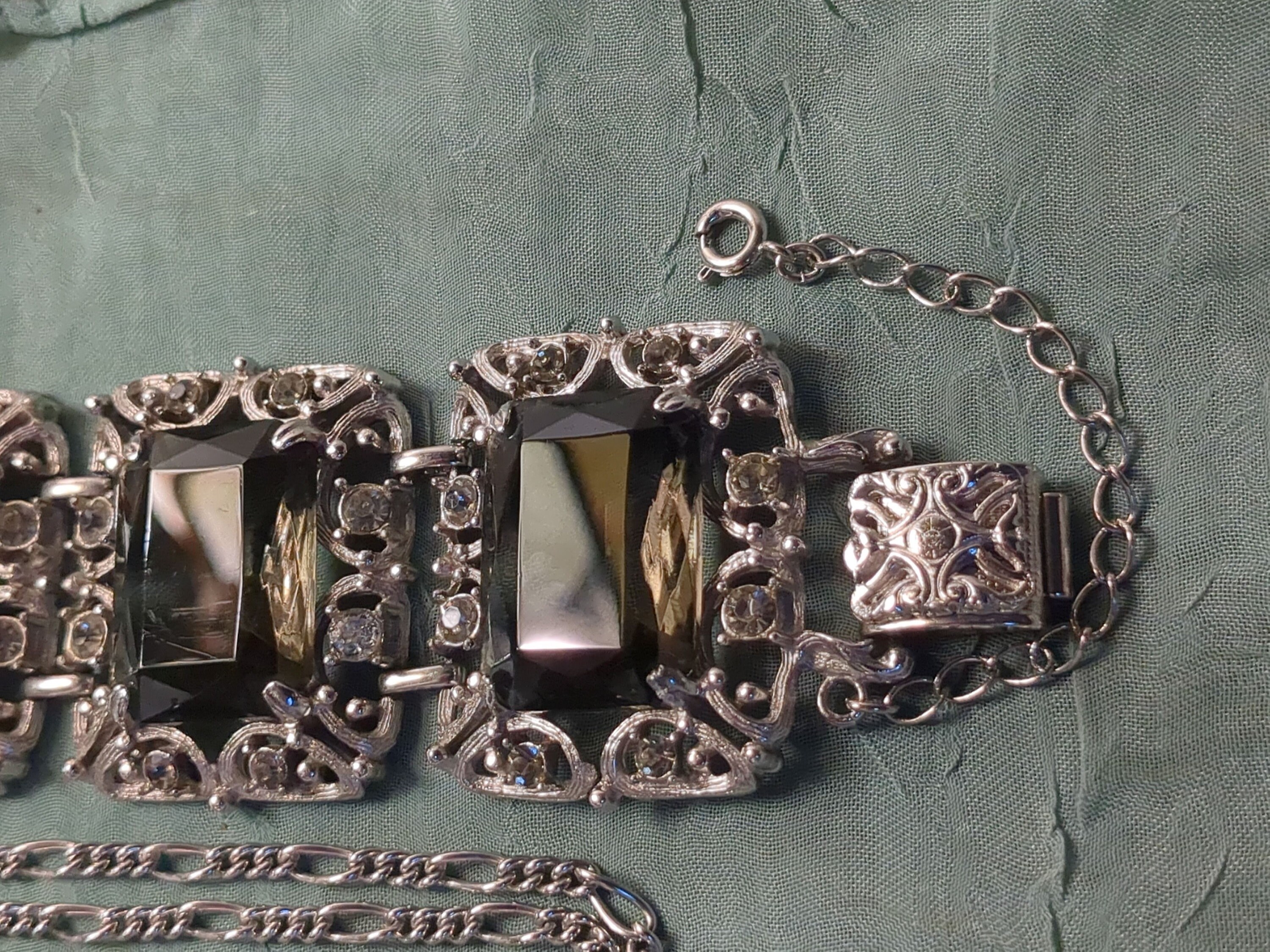 Vintage Rare Sarah Coventry "celebrity" Bracelet and Brooch Necklace ...