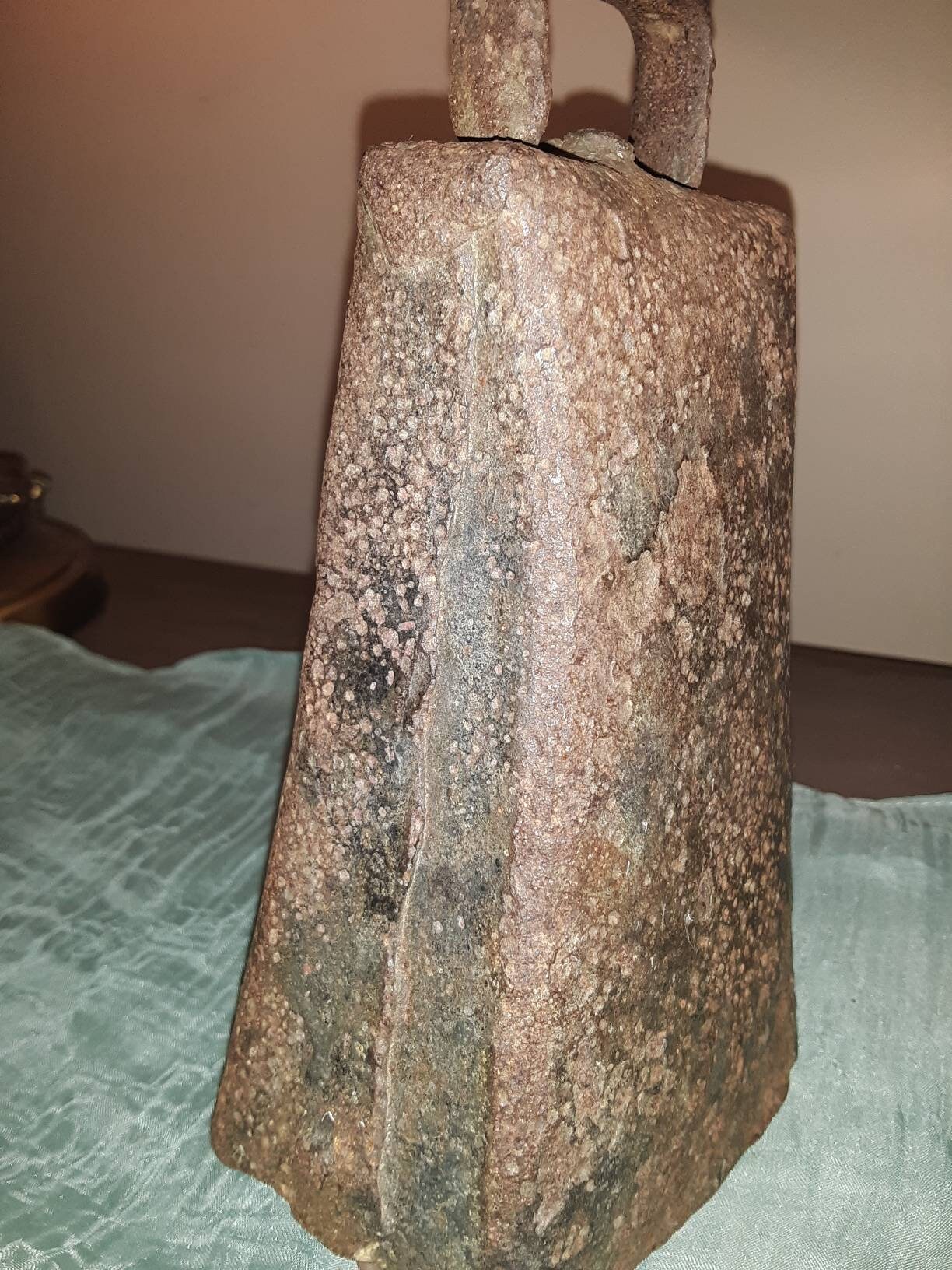 Large Antique, Primitive, Rustic Cow Bell. 7"× 3" - Etsy