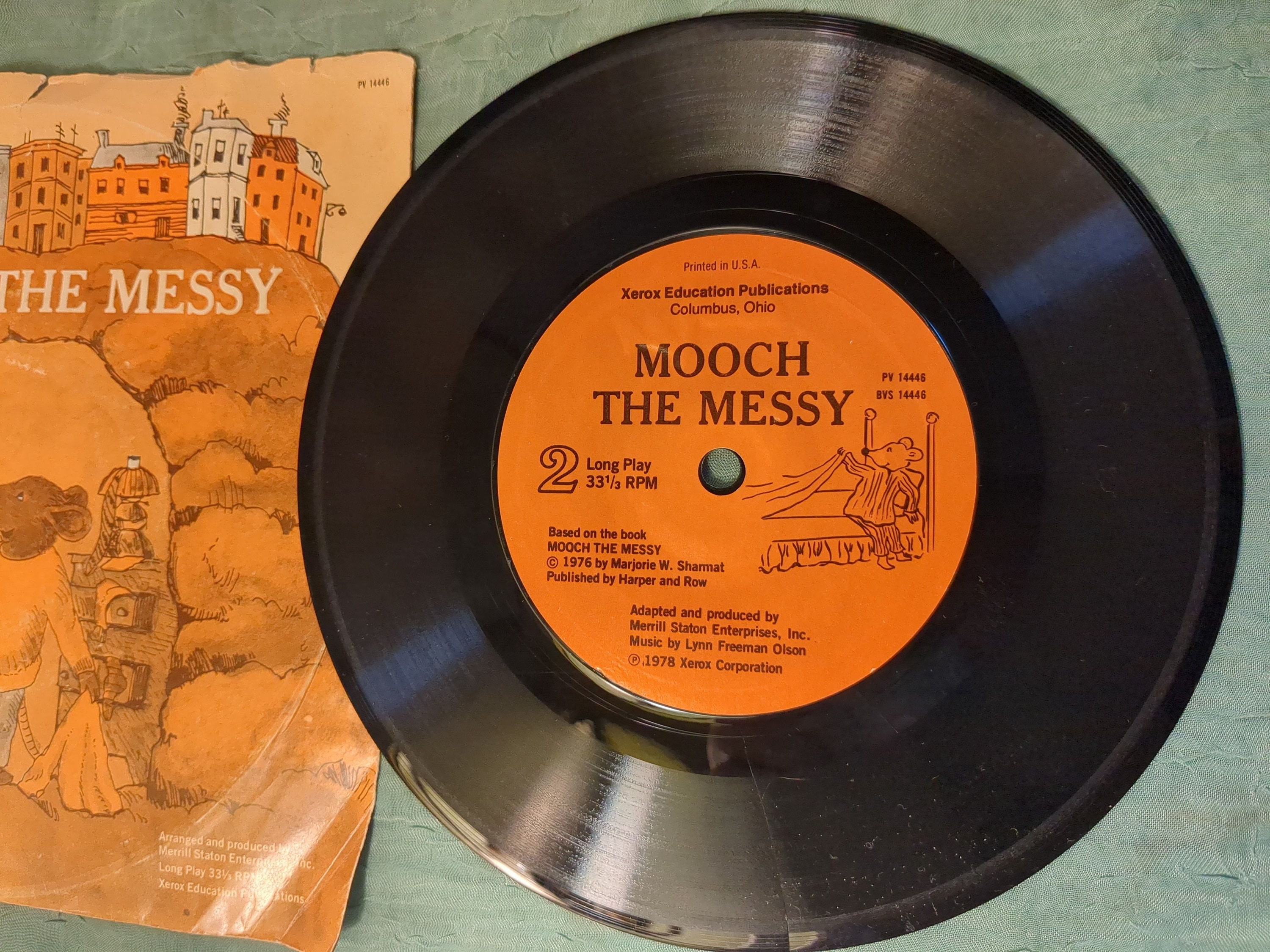 Vintage"mooch the Messy"vinyl Record/1978/w/jacket/record is Cracked ...