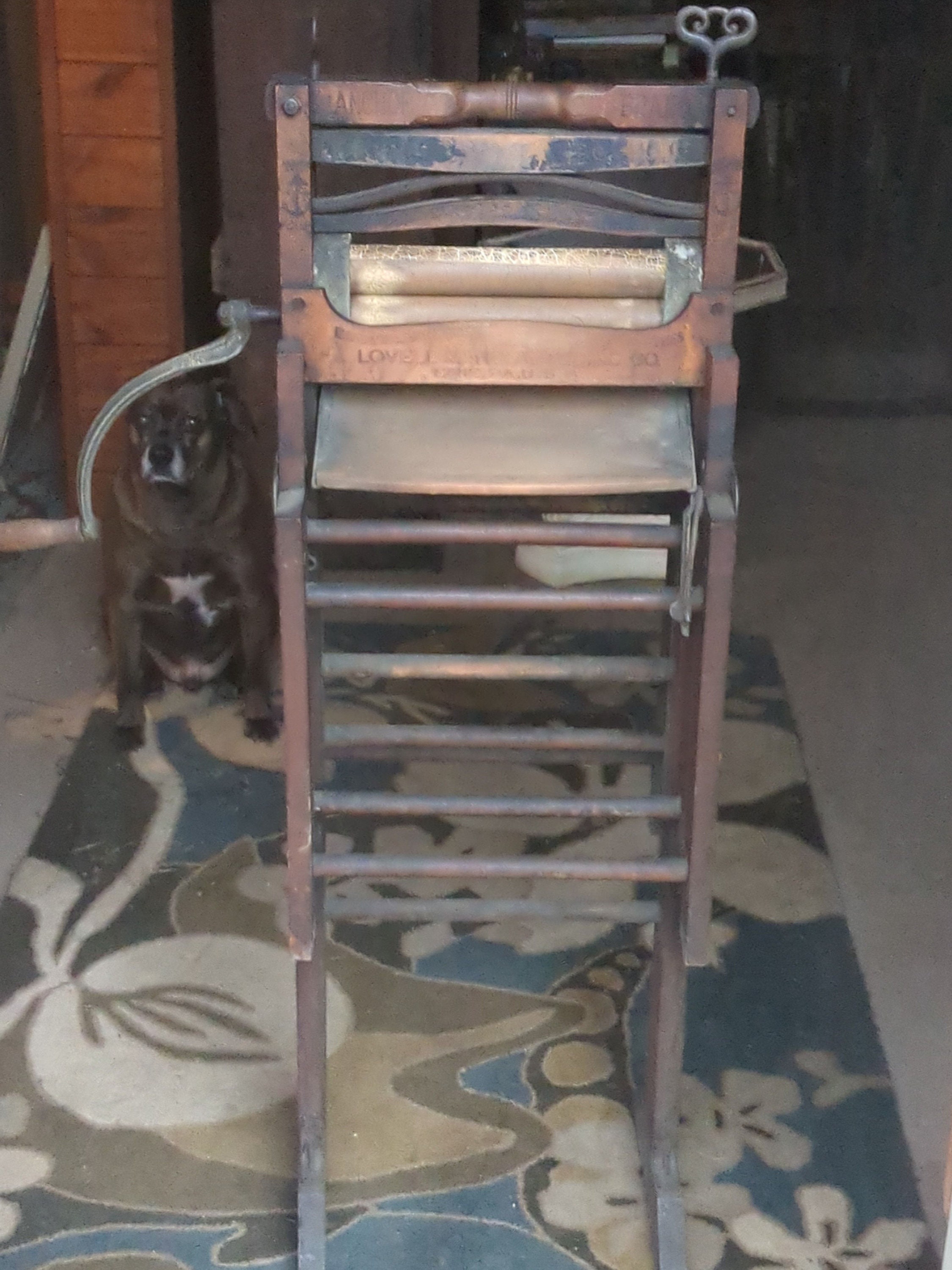 Antique Wooden Wringer Washer/ Double Bench/ Anchor Brand/original/no ...