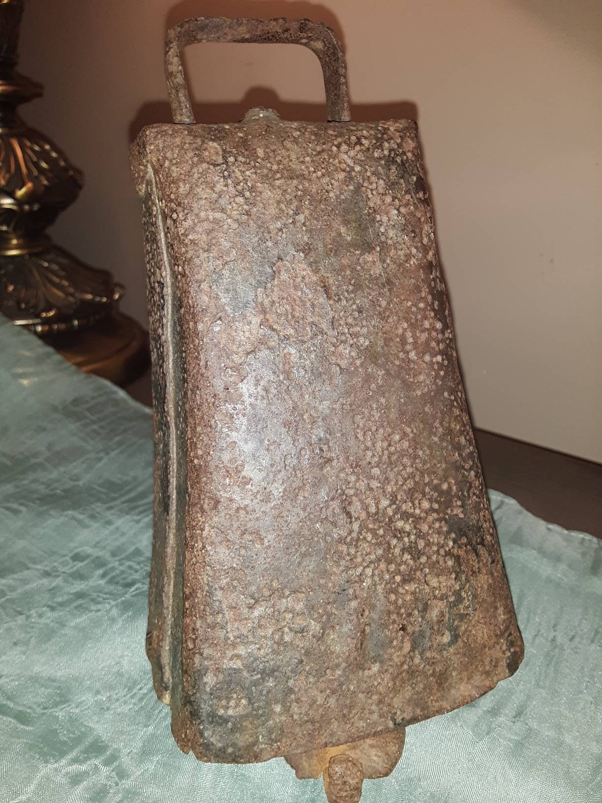 Large Antique, Primitive, Rustic Cow Bell. 7"× 3" - Etsy