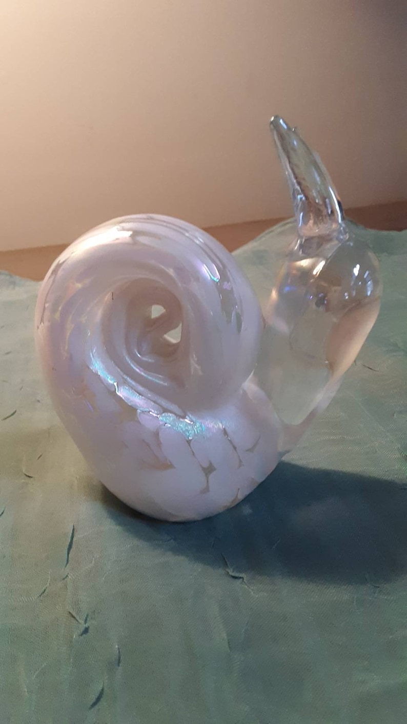 Vintage Handblown Murano Glass Snail. Sweet - Etsy