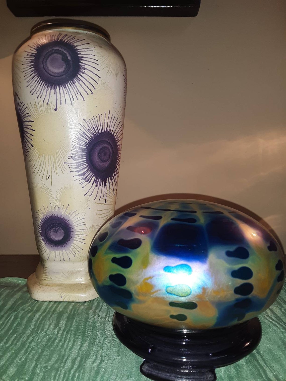 Rare Very Large Vintage Beautiful Levay Art Glass Paperweight. - Etsy