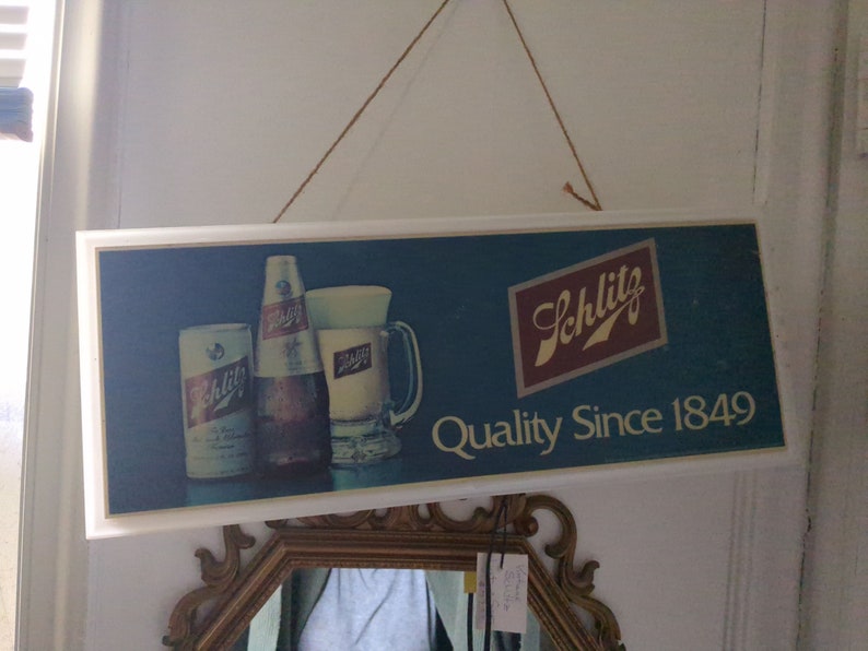 Rare Vintage Schlitz Beer Light/sign/very Good Vintage Condition/works ...