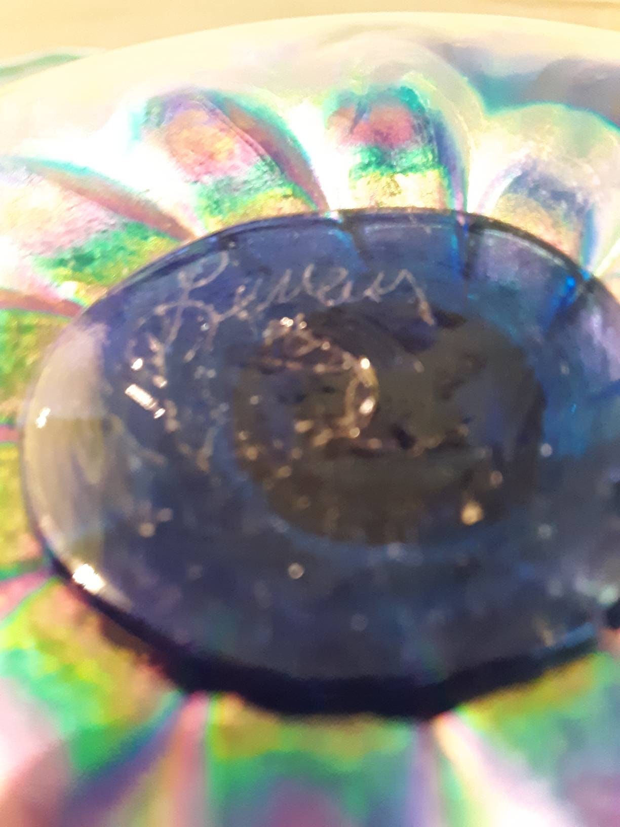 Rare Very Large Vintage Beautiful Levay Art Glass Paperweight. Rare ...