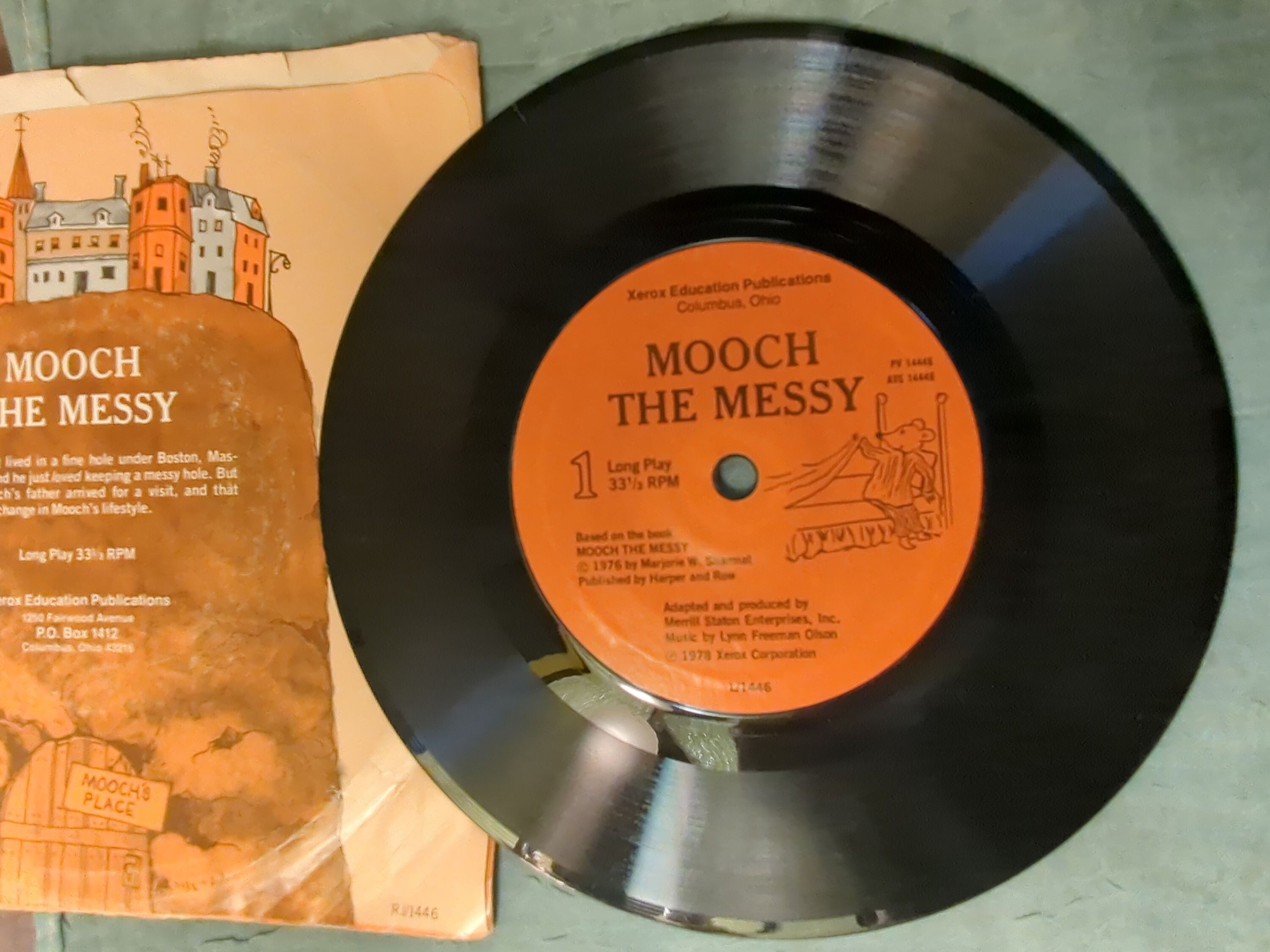 Vintage"mooch the Messy"vinyl Record/1978/w/jacket/record is Cracked ...