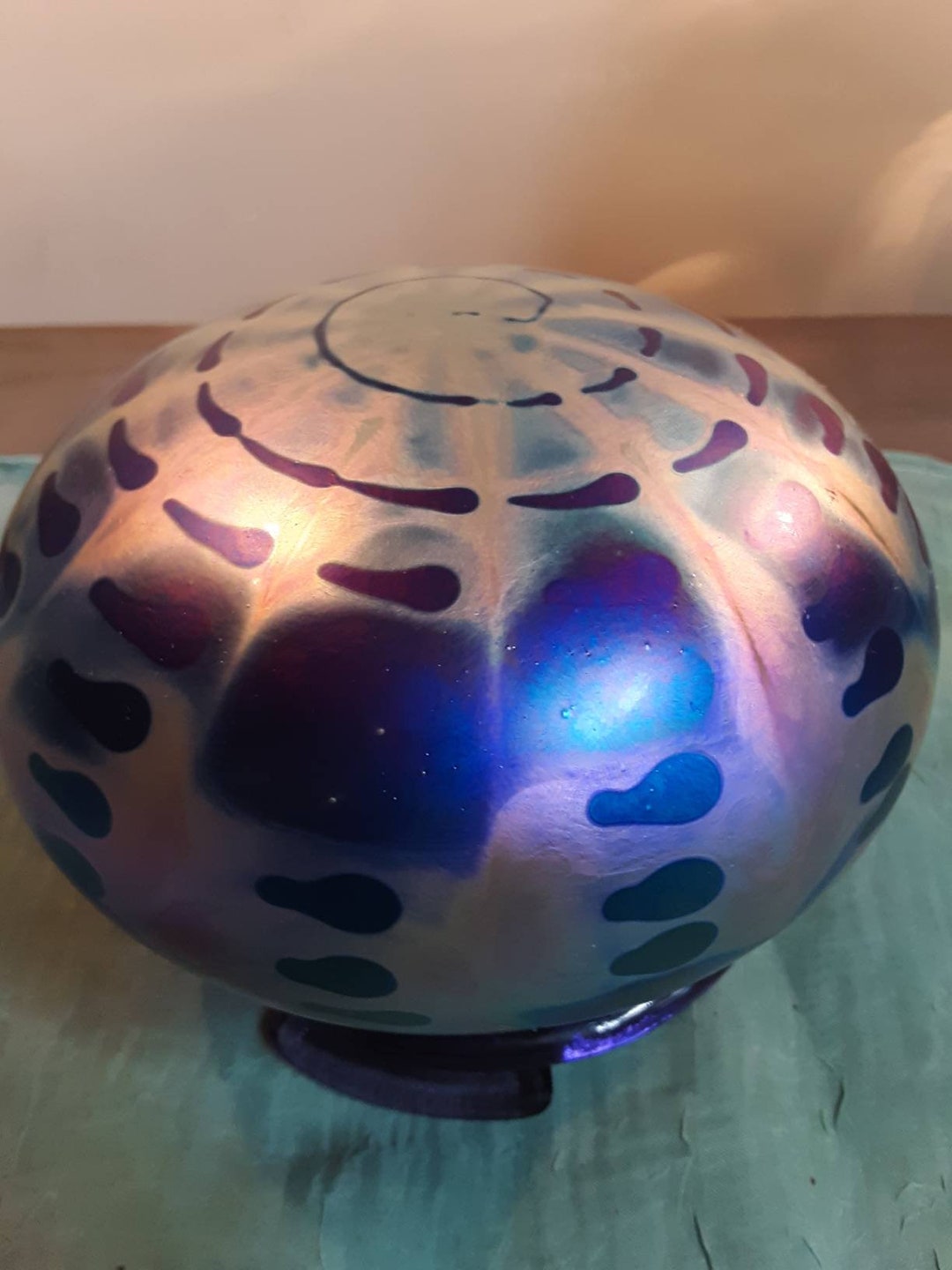 Rare Very Large Vintage Beautiful Levay Art Glass Paperweight. Rare ...