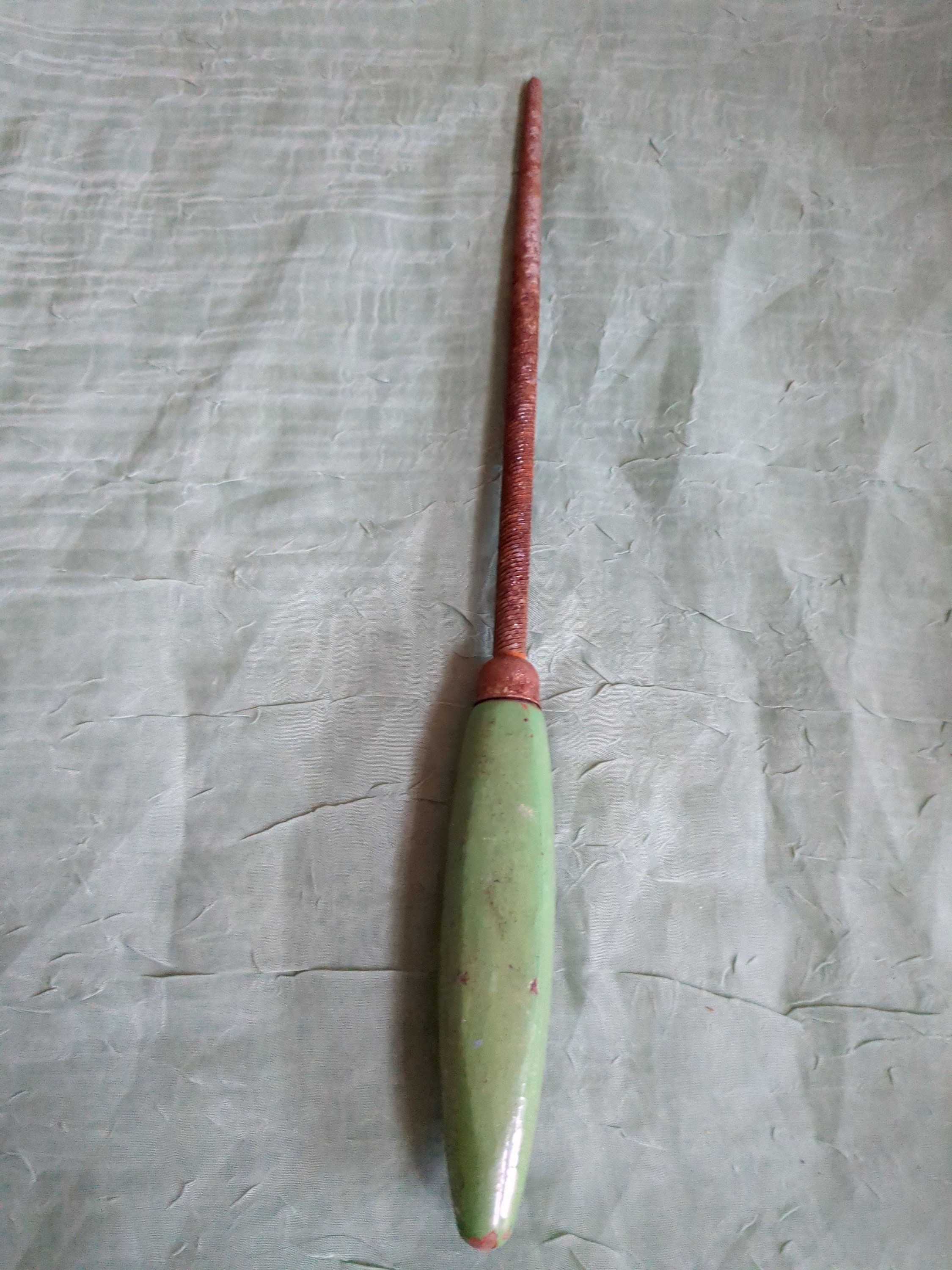 Vintage Painted Green Handle File/tool. - Etsy