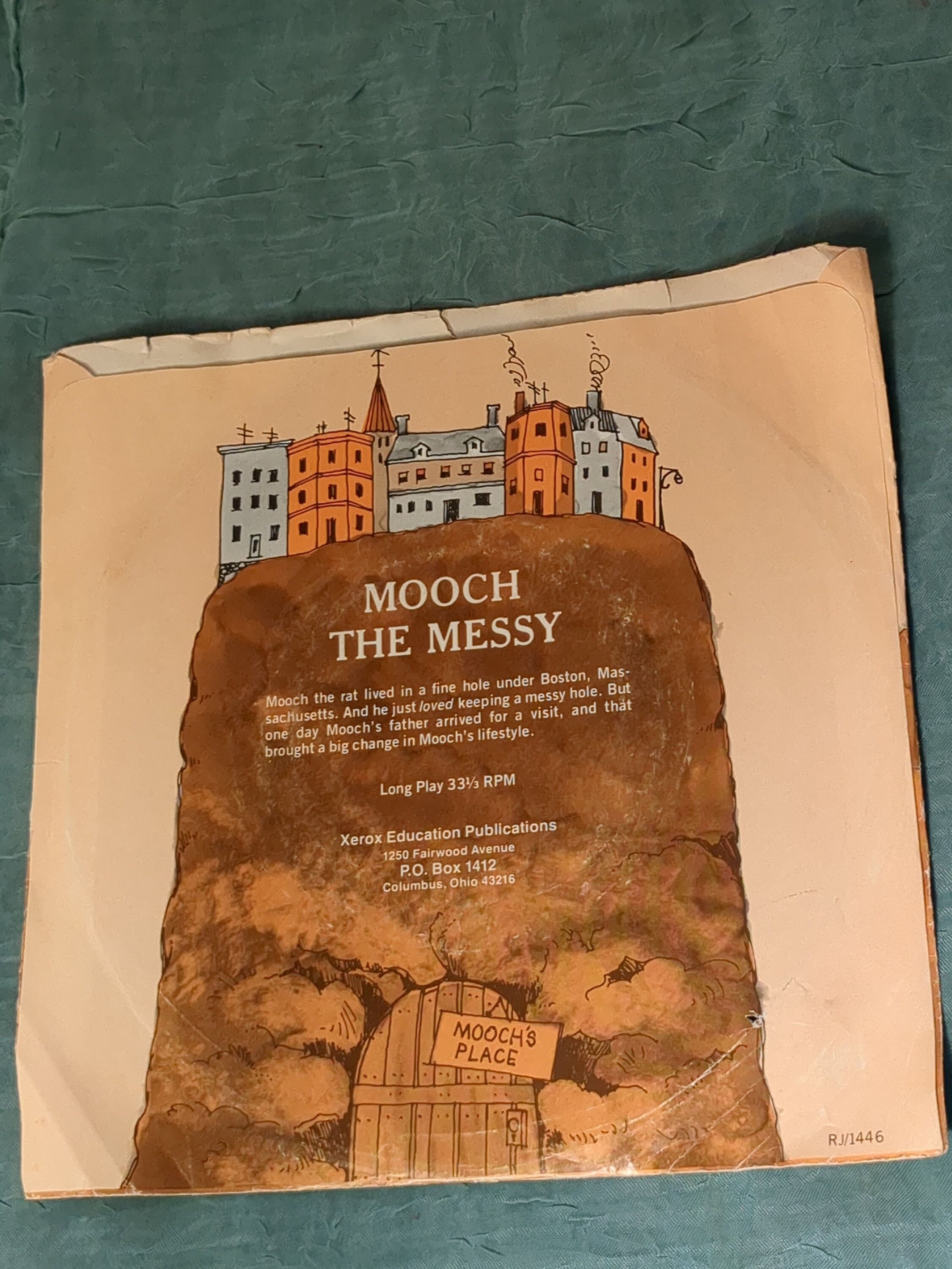 Vintage"mooch the Messy"vinyl Record/1978/w/jacket/record is Cracked ...