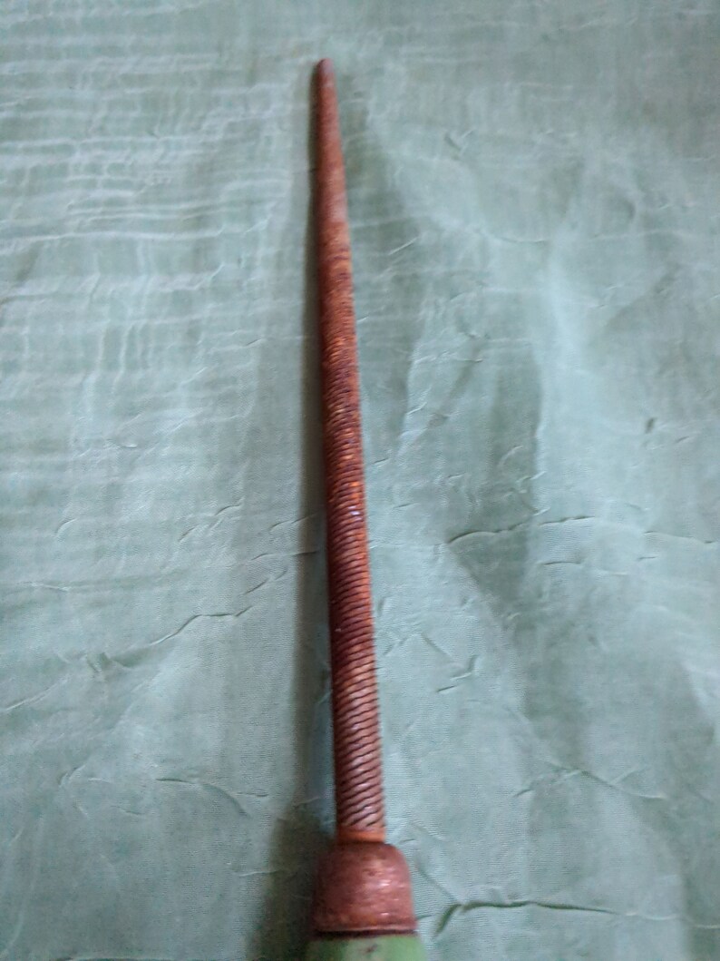 Vintage Painted Green Handle File/tool. - Etsy