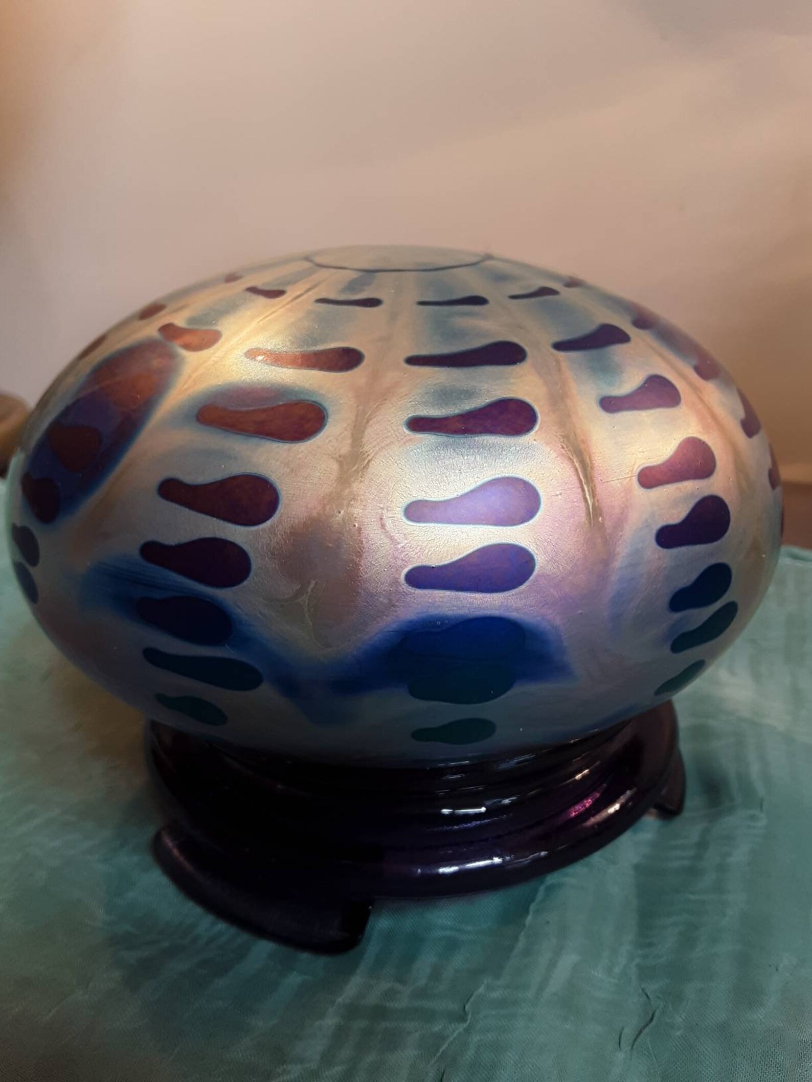 Rare Very Large Vintage Beautiful Levay Art Glass Paperweight. Rare ...