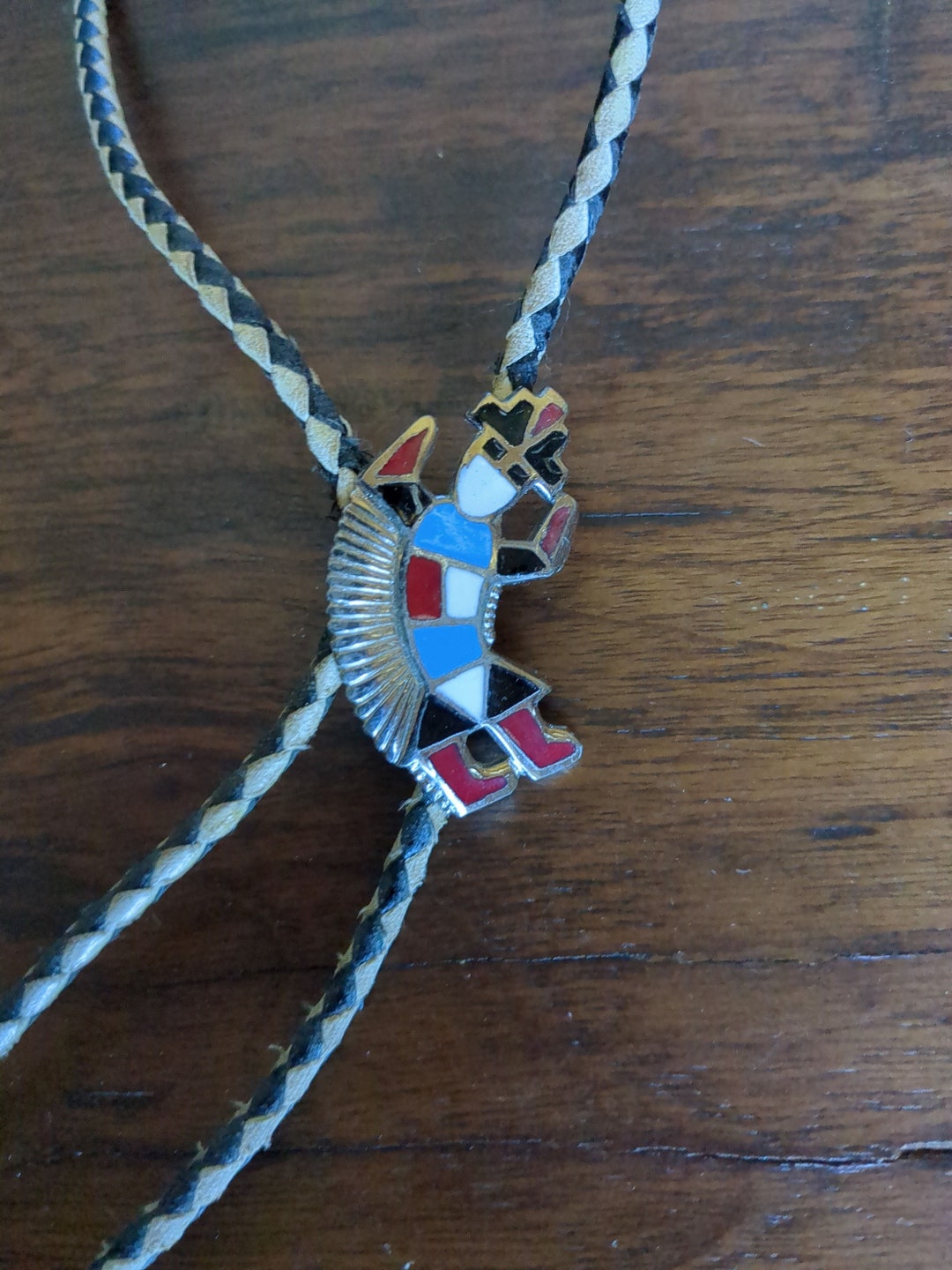 Vintage Kachina Bolo Tie/ - Etsy