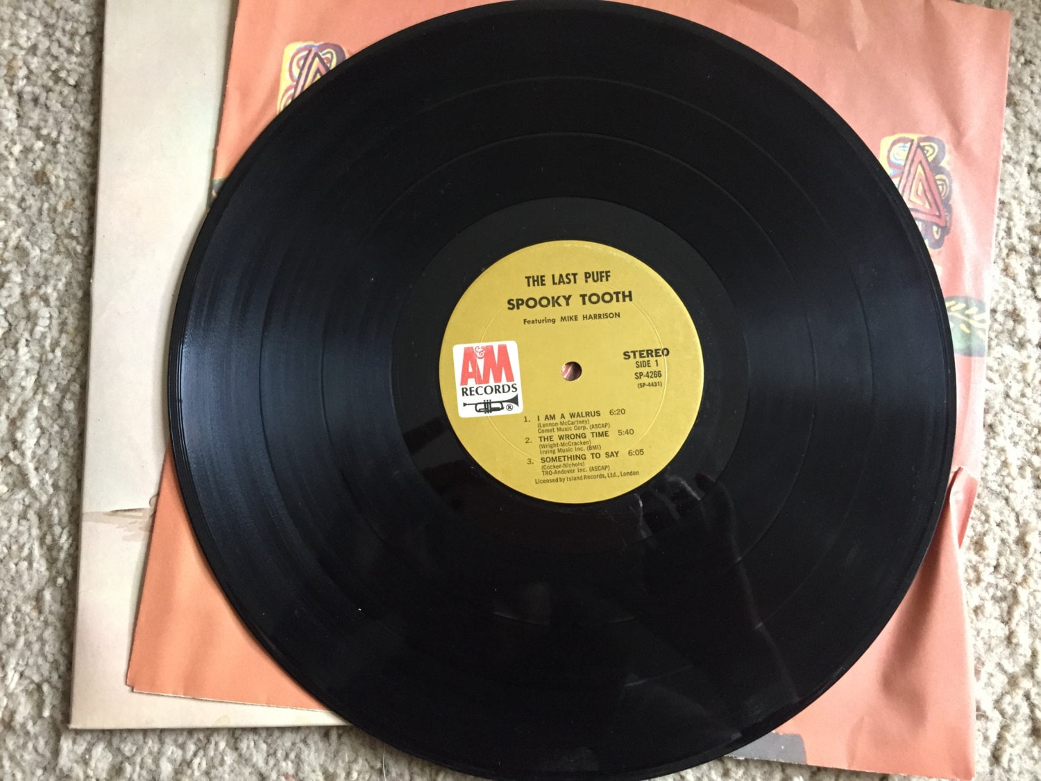 Spooky Tooth Featuring Mike Harrison - the Last Puff Album - Etsy