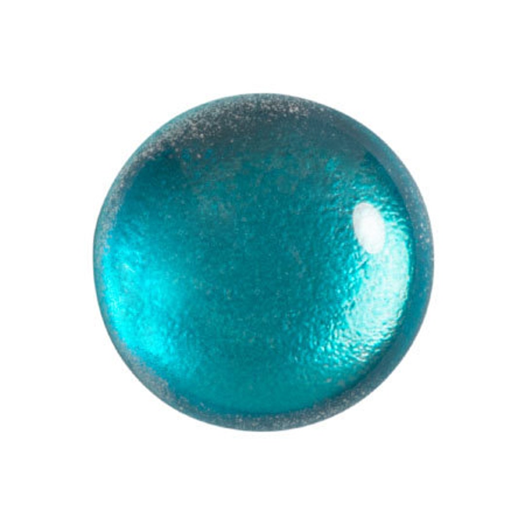 Cabochon Par Puca® - Paris Bead, Ice Slushy Blue Curacao, 18mm Diameter ...