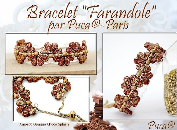 FREE Farandole Bracelet Pattern by Par Puca Paris Free - Etsy