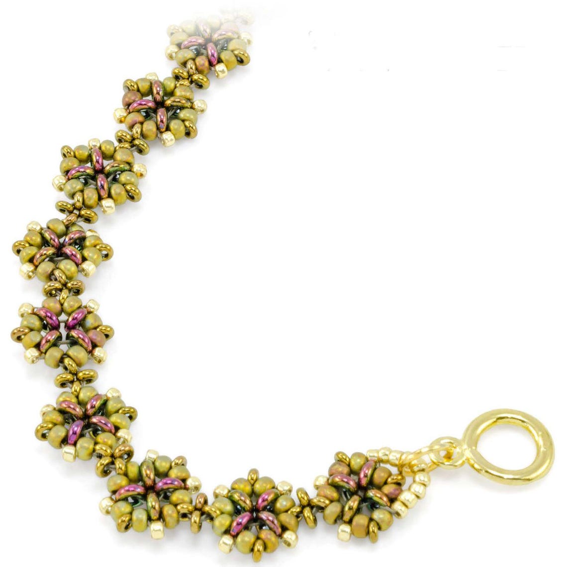 Miyuki 11/0, Duracoat Galvanized Lilac Night, Round Seed Bead, 5110, 10 ...