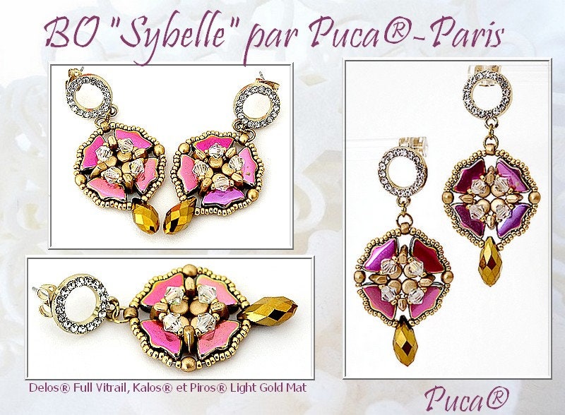 FREE Sybelle Earrings Pattern by Par Puca Paris Free With - Etsy