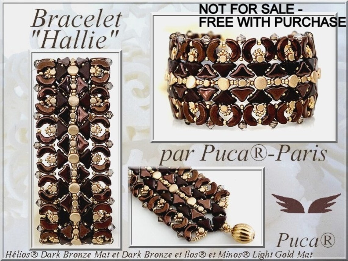 FREE Hallie Bracelet Pattern by Par Puca Paris Free With | Etsy