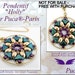 FREE Holly Pendant Pattern by Par Puca Paris, Free With Bead Purchase ...