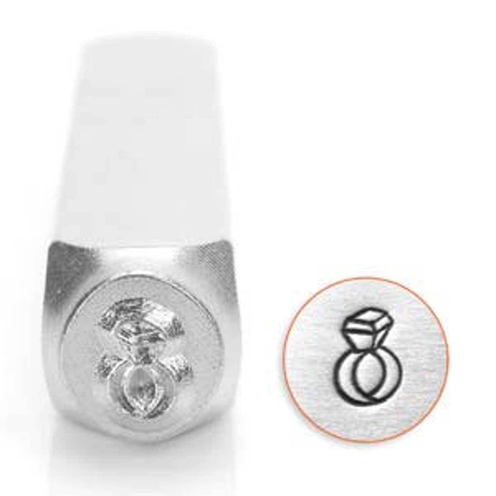 Impress Art 6mm Diamond Ring Metal Stamp SC158-D-6MM | Etsy