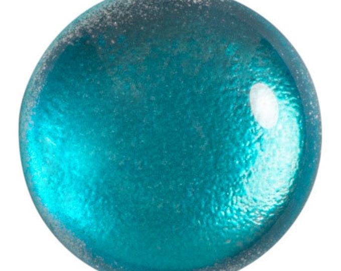 Cabochon Par Puca® - Paris Bead, Ice Slushy Blue Curacao, 25mm Diameter ...