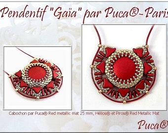 FREE Tilly Pendant Pattern by Par Puca Paris, Free With Bead Purchase ...