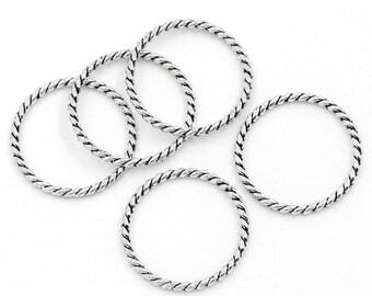 Twisted Jump Rings - Etsy