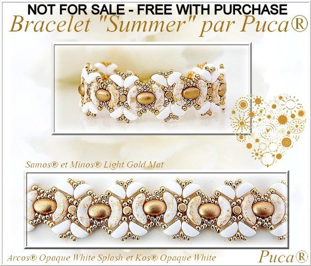 FREE! Summer Bracelet Pattern by Par Puca - Paris, Free With Bead ...