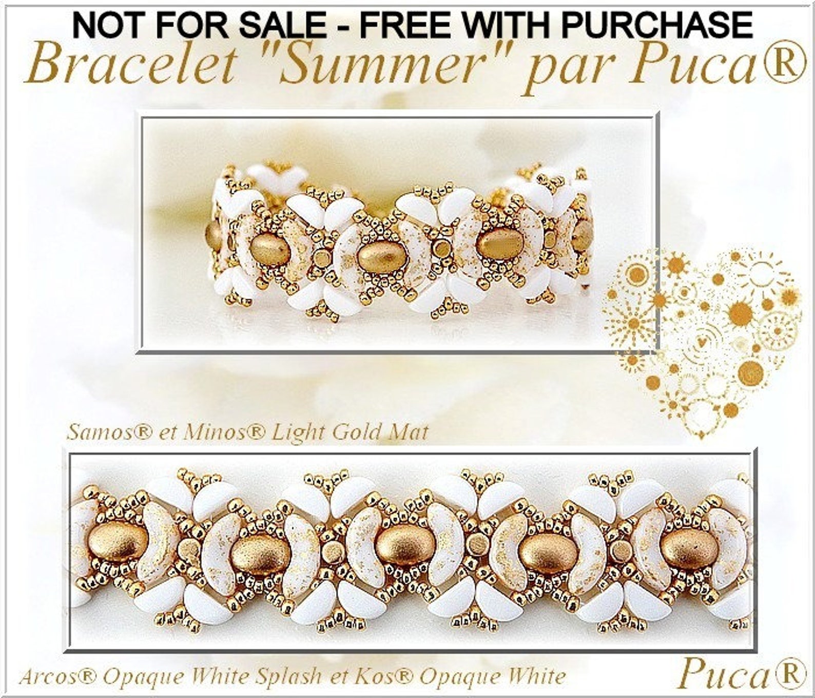 FREE Summer Bracelet Pattern by Par Puca Paris Free With | Etsy