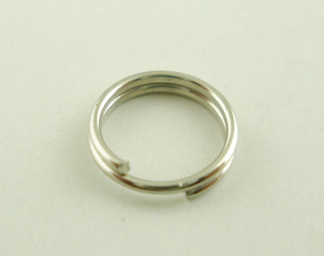 Double Loop Jump Ring, Split Open Jump Rings, 7 Mm Jump Ring, Antique ...