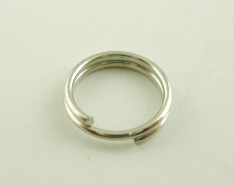Double Loop Jump Ring Split Open Jump Rings 7 Mm Jump Ring - Etsy