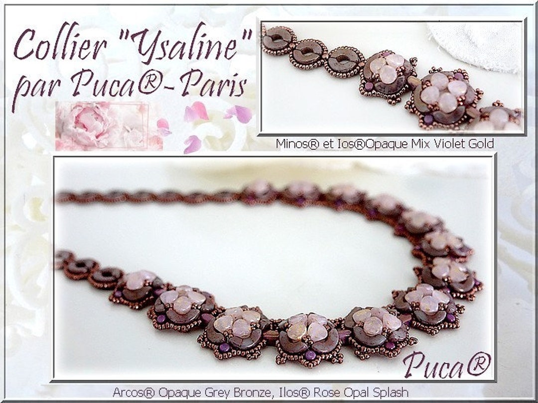 Free! Ysaline Necklace Pattern by Par Puca- Paris, Free With Bead ...