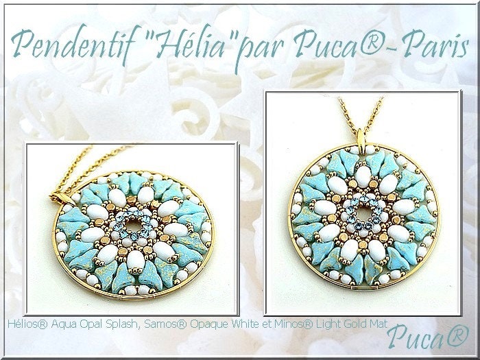 FREE Helia Pendant Pattern by Par Puca Paris Free With - Etsy