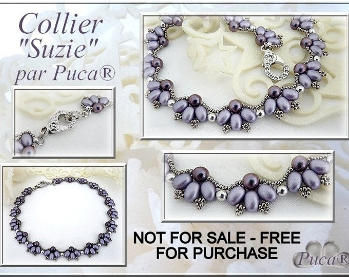 FREE! Suzie Necklace Pattern by Par Puca - Paris, Free With Bead ...